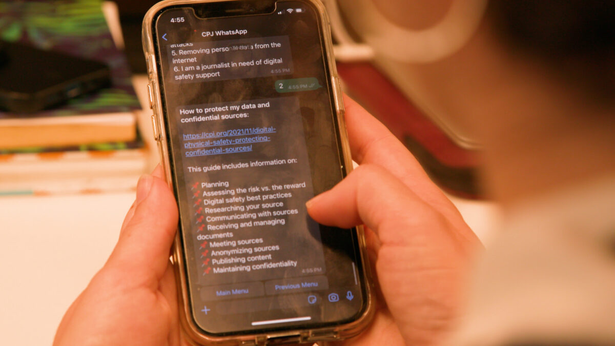 CPJ expands access to safety chatbot amid spiking threats to the press ...